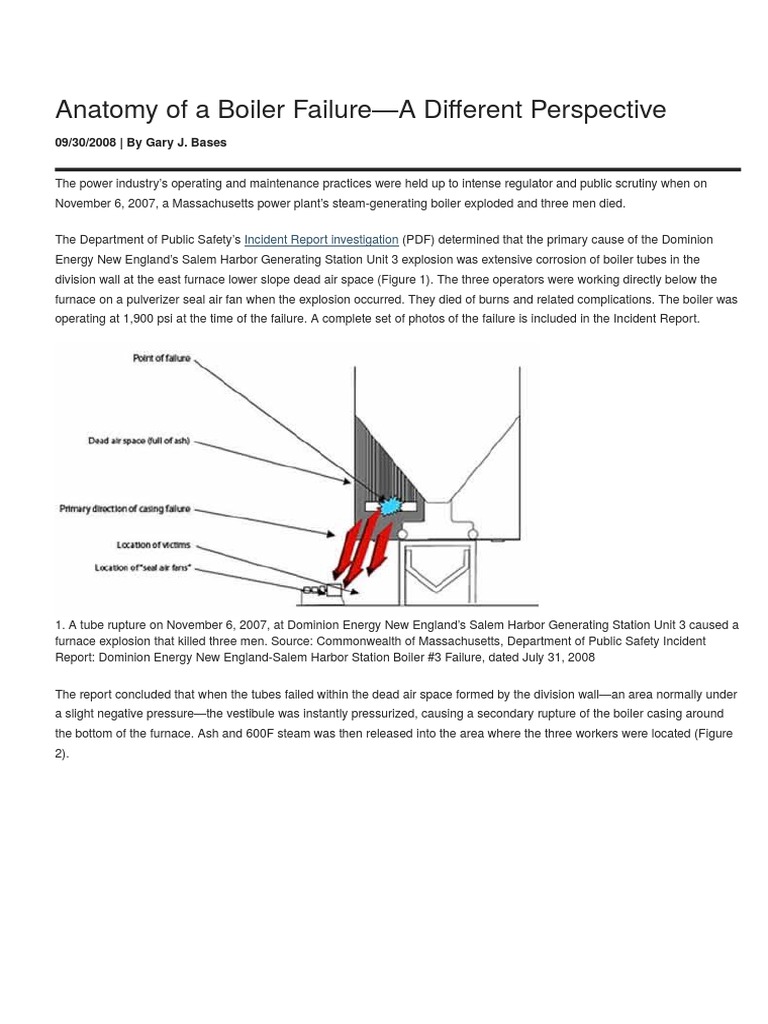 Anatomy of A Boiler Failure | PDF | Refractory | Boiler