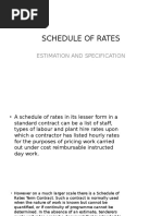 Schedule of Rates for 2025 Contracts | PDF