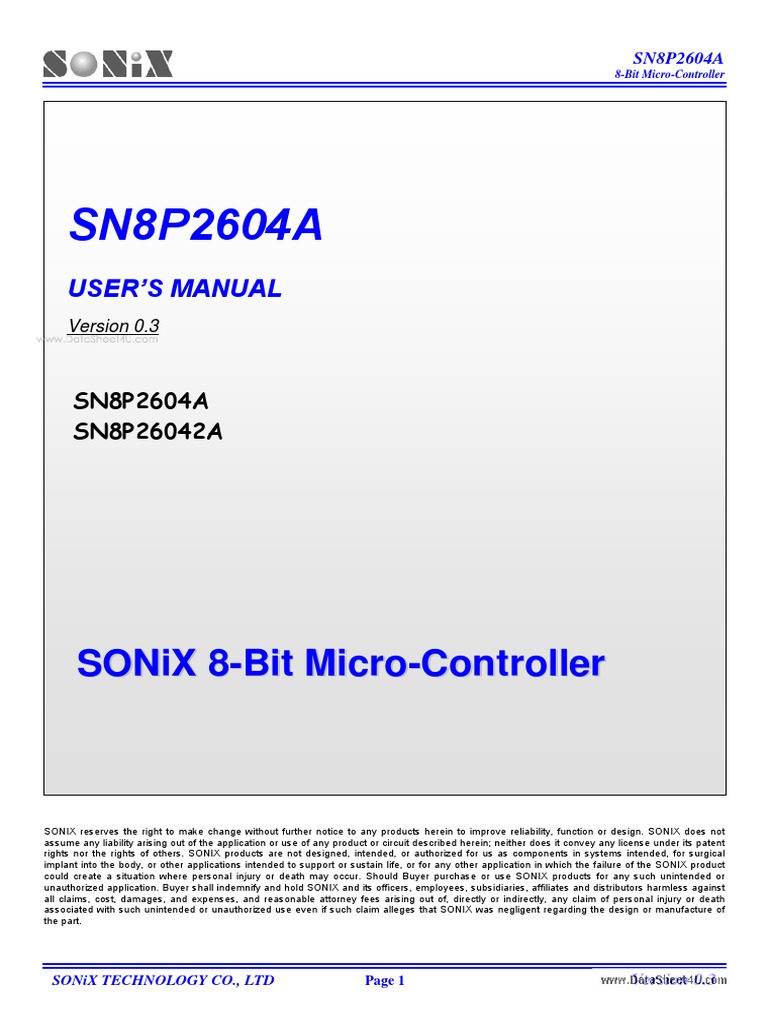 Data Sheet | PDF | Microcontroller | Electronic Oscillator
