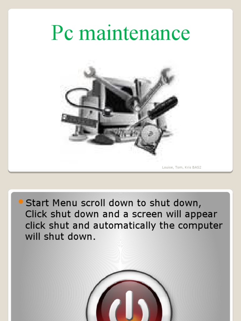 Essential PC Maintenance Guide | PDF | Business | Computer File