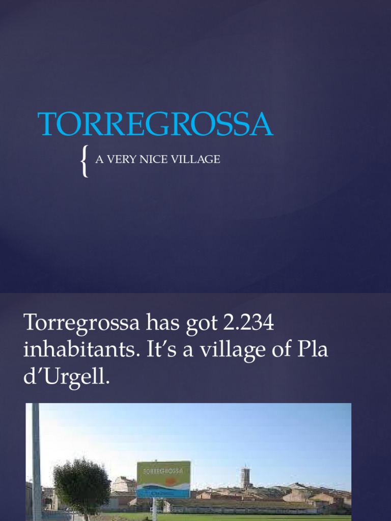 Discover Torregrossa: A Charming Village | PDF