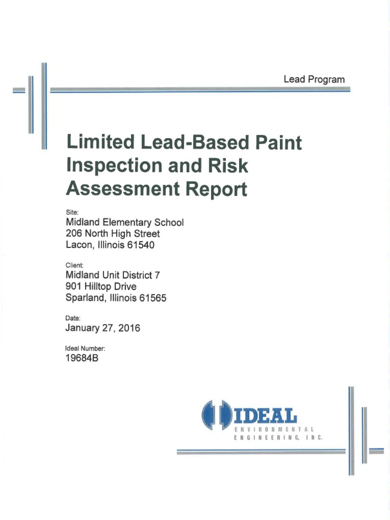 Limited Lead-Based Paint Inspection and Risk Assessment Report | PDF