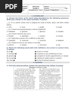 True Colors Word Sort | PDF