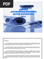 Antibiotic Reconstitution Stability Guide | PDF | Intravenous Therapy ...
