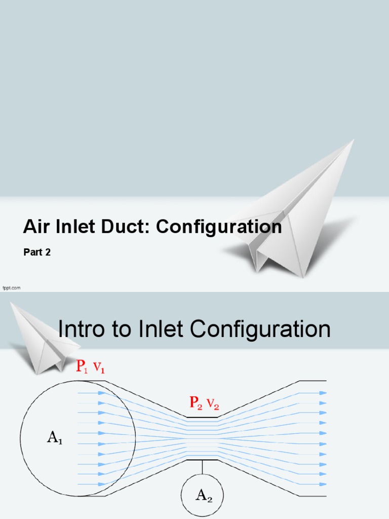 Inlet Duct Types | PDF