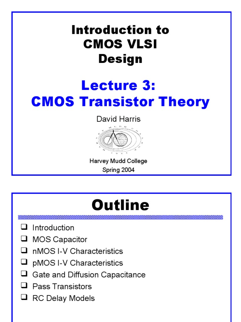 Chap2 Mos Transistor Theory | PDF | Cmos | Mosfet