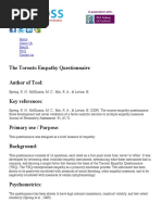 The Perth Empathy Scale | PDF | Empathy | Standard Deviation