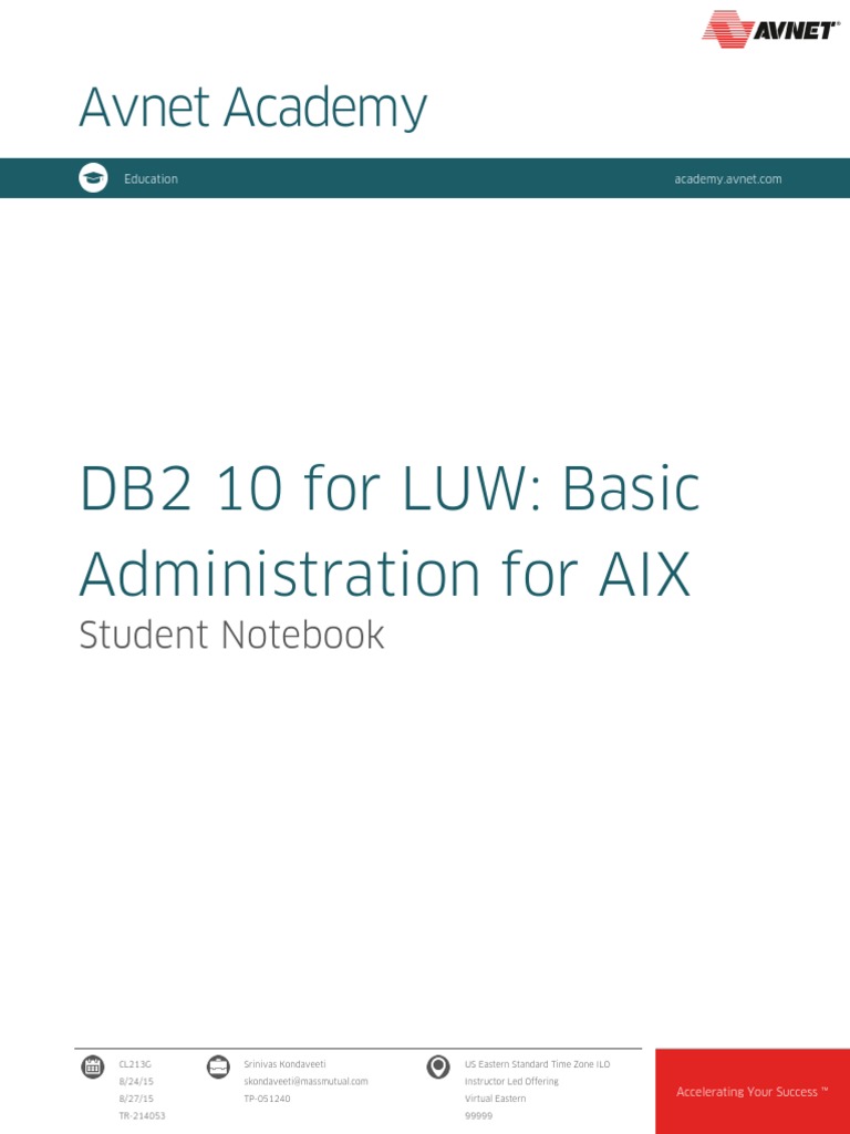 db2 Fundamentals Aix PDF | PDF | Ibm Db2 | Databases