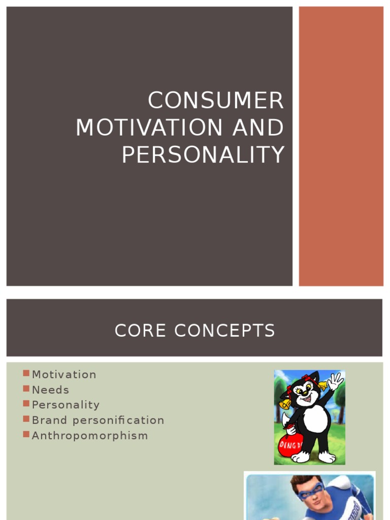 Consumer Motivation and Personality | Download Free PDF | Id | Motivation