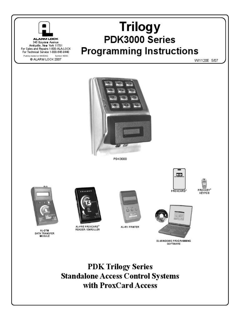 Trilogy: PDK3000 Series Programming Instructions | PDF | Power Supply ...