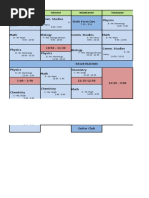Final Invigilation Timetable 2024 | PDF