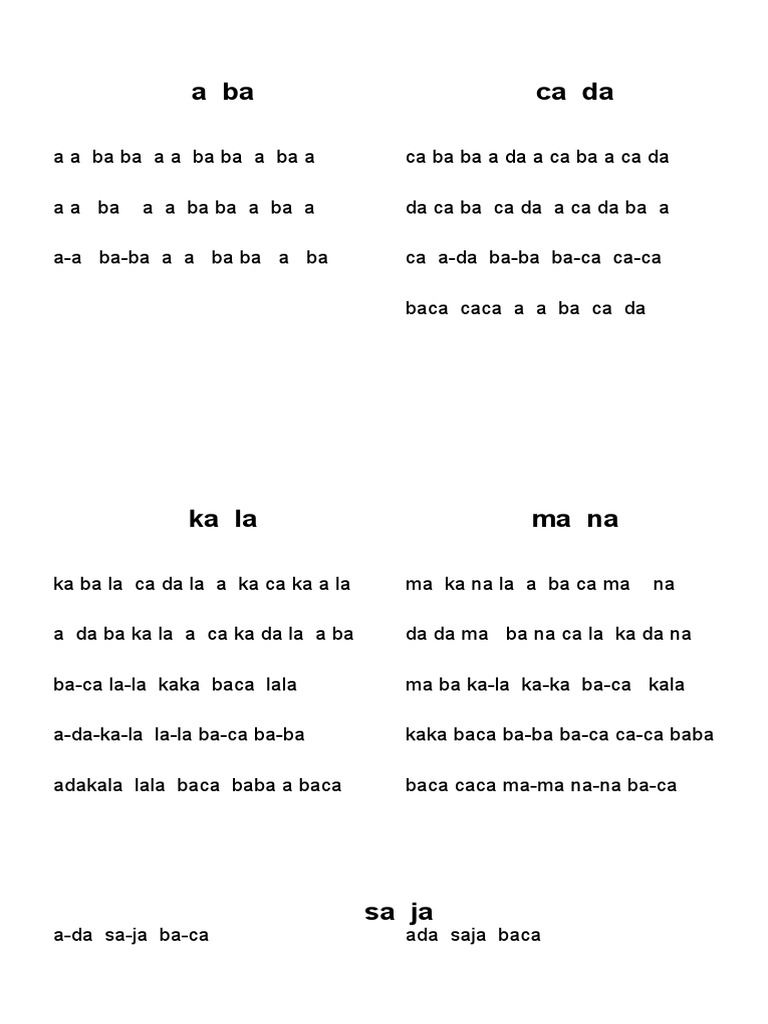 Belajar Membaca | PDF