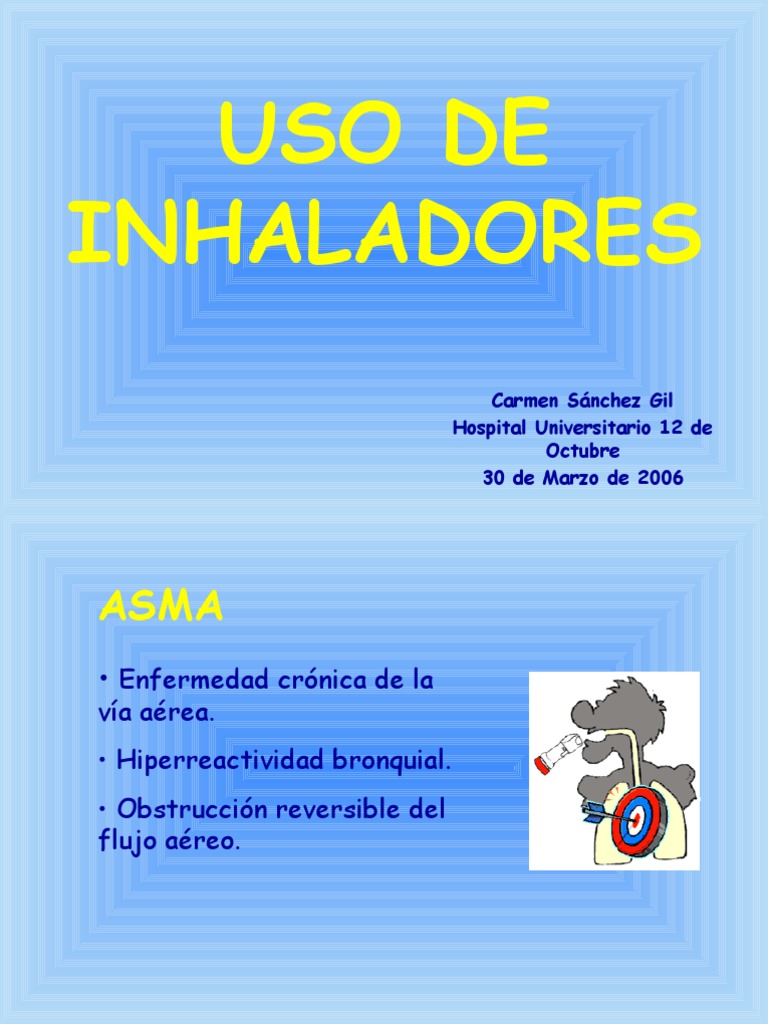Inhaladores | PDF | Medicamentos con receta | Asma