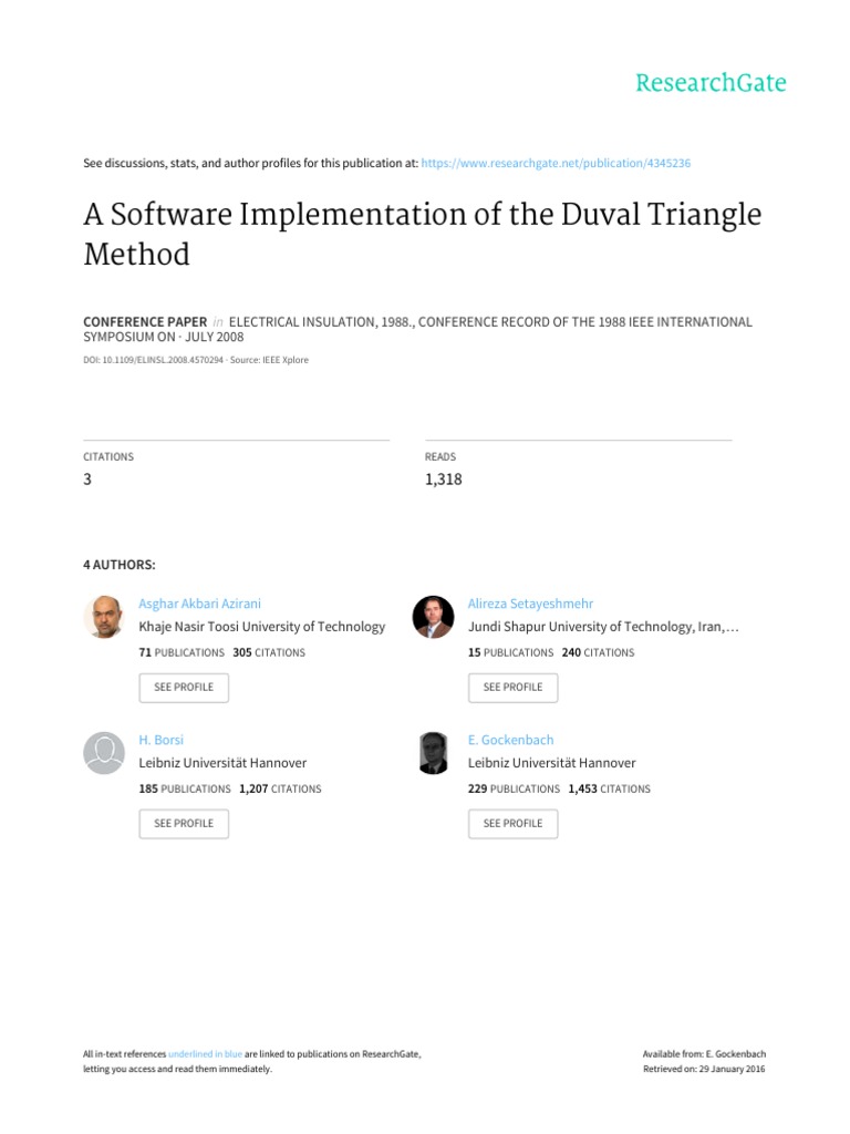 Software Implementation of The Duval Triangle | PDF | Triangle | Geometry