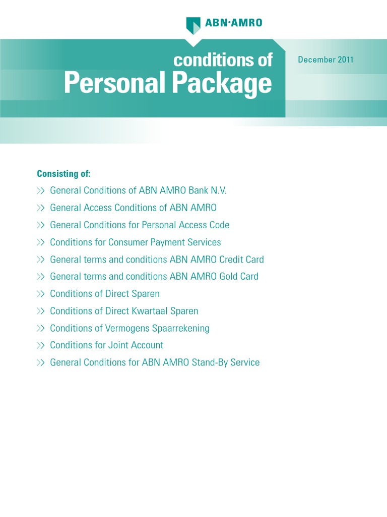 Personal Package | PDF | Debits And Credits | Banks