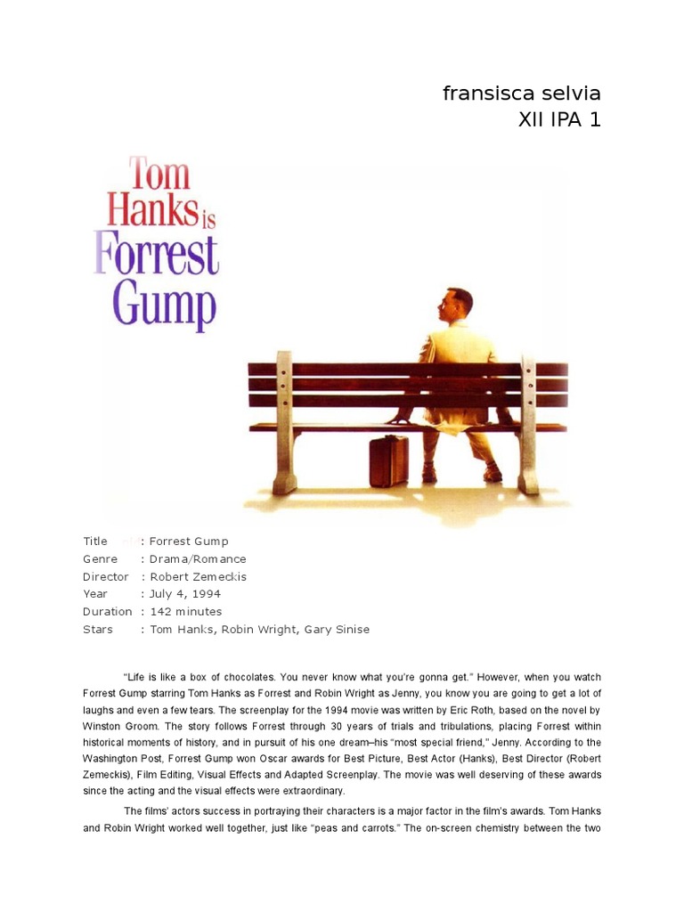 Forrest Gump Review | Download Free PDF | Leisure