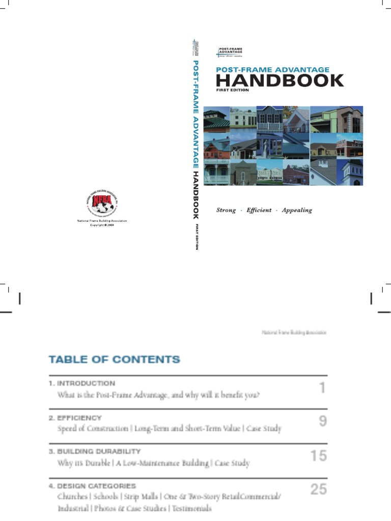 The Post-Frame Advantage Handbook | PDF | Framing (Construction ...