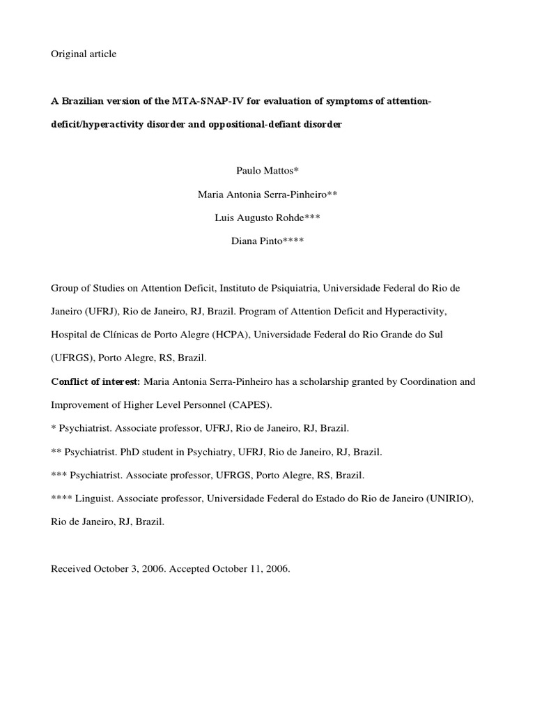 a-validation-study-of-the-brazilian-portuguese-version-of-the-mta-snap