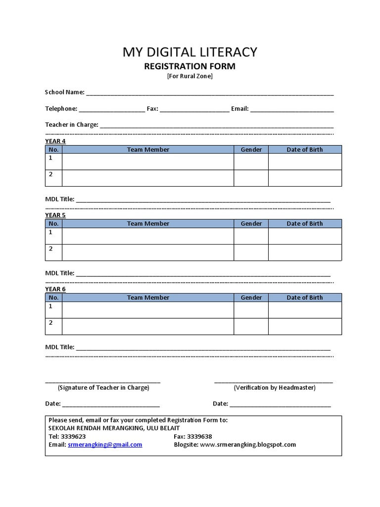 My Digital Literacy Form | PDF | Career & Growth | Business