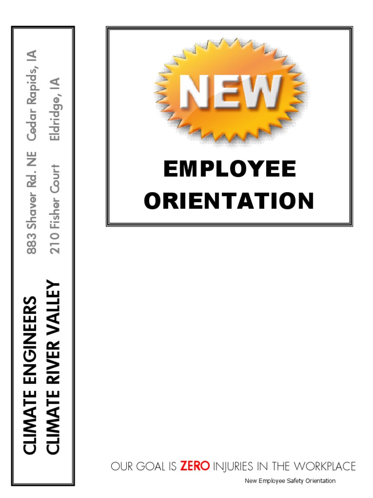 New Employee Orientation | PDF | Personal Protective Equipment | Safety