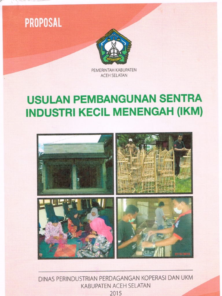 Contoh Proposal Fasilitasi Sentra IKM | PDF