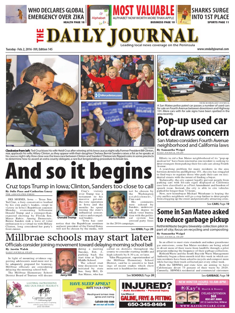 02-02-16 Edition | PDF | Cal Pers | Business