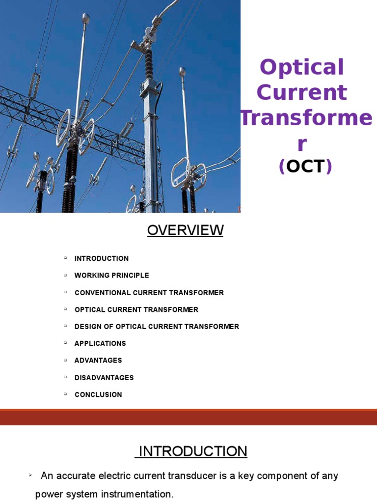 Optical Current Transformer | PDF | Polarization (Waves) | Electric Current