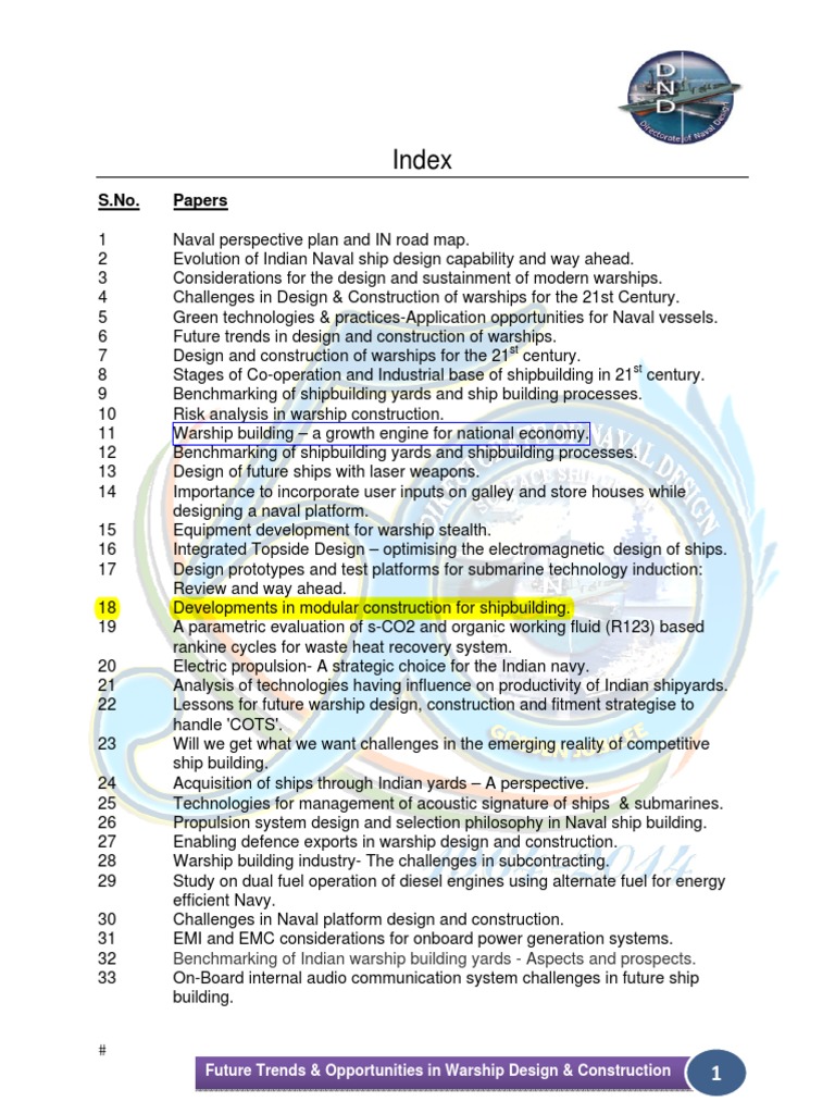 Modular Approaches in Warship Construction | PDF | Modularity | Ships