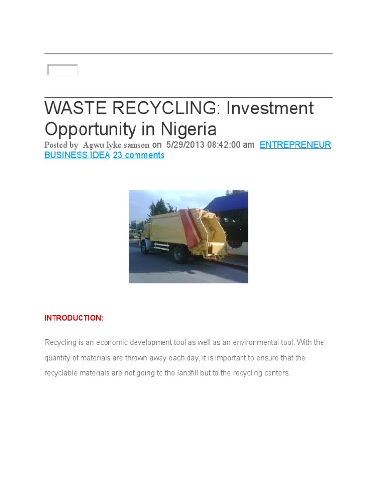 Waste Recycling | PDF | Recycling | Polyethylene