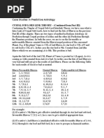 KP TABLE For 1 To 249 Horary Numbers | PDF | Saturn | Jupiter