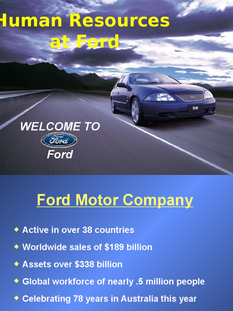 Ford HRM Practices and Global Impact | PDF | Human Resource Management ...