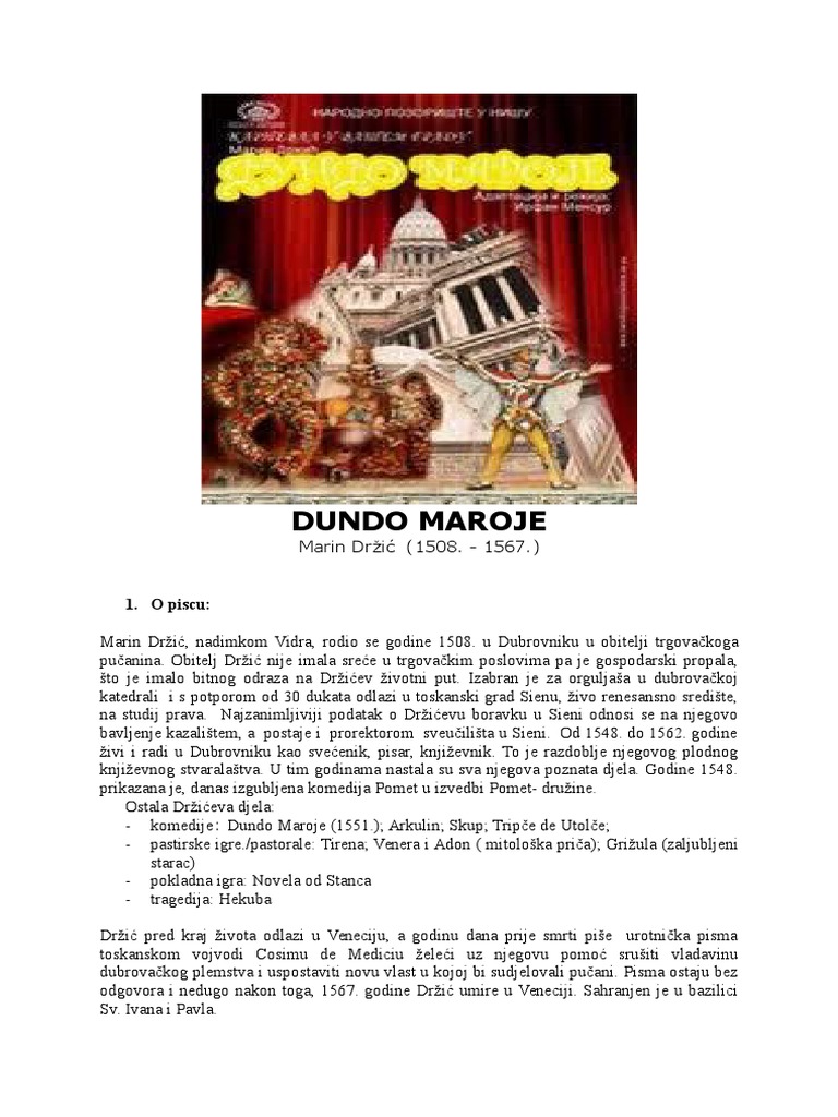 Dundo Maroje | PDF