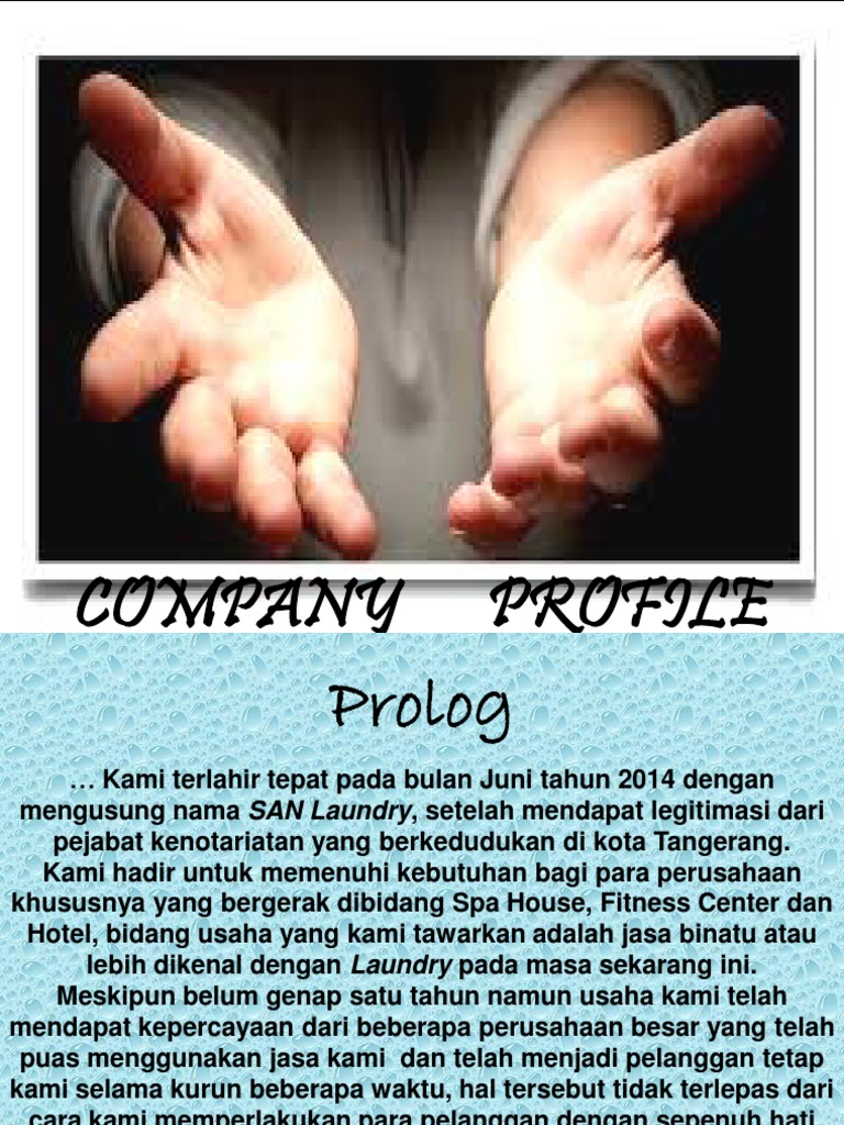 Contoh Compro Laundry | PDF | Bisnis