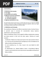 Understanding Road Hierarchy Types | PDF | Traffic | Road