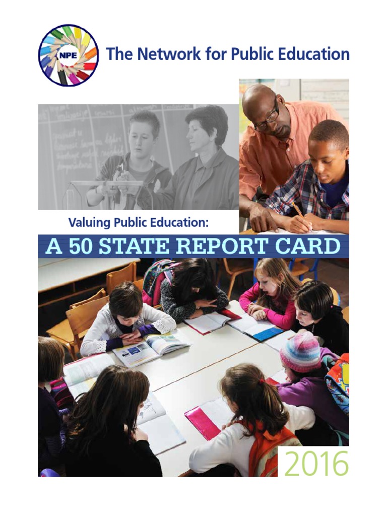 Network For Public Education 50 State Report Card | PDF