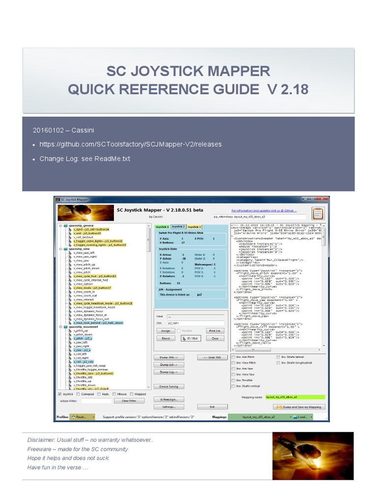 SC Joystick Mapper Guide | PDF | Computer Keyboard | Control Key