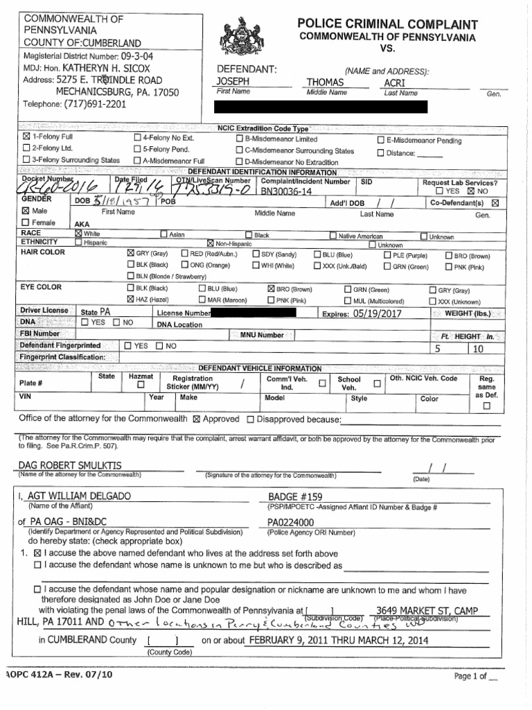 Acri Complaint | PDF