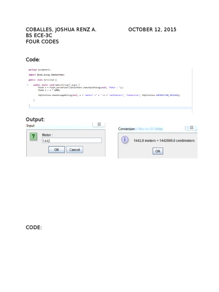 Java Programming Exercises | PDF