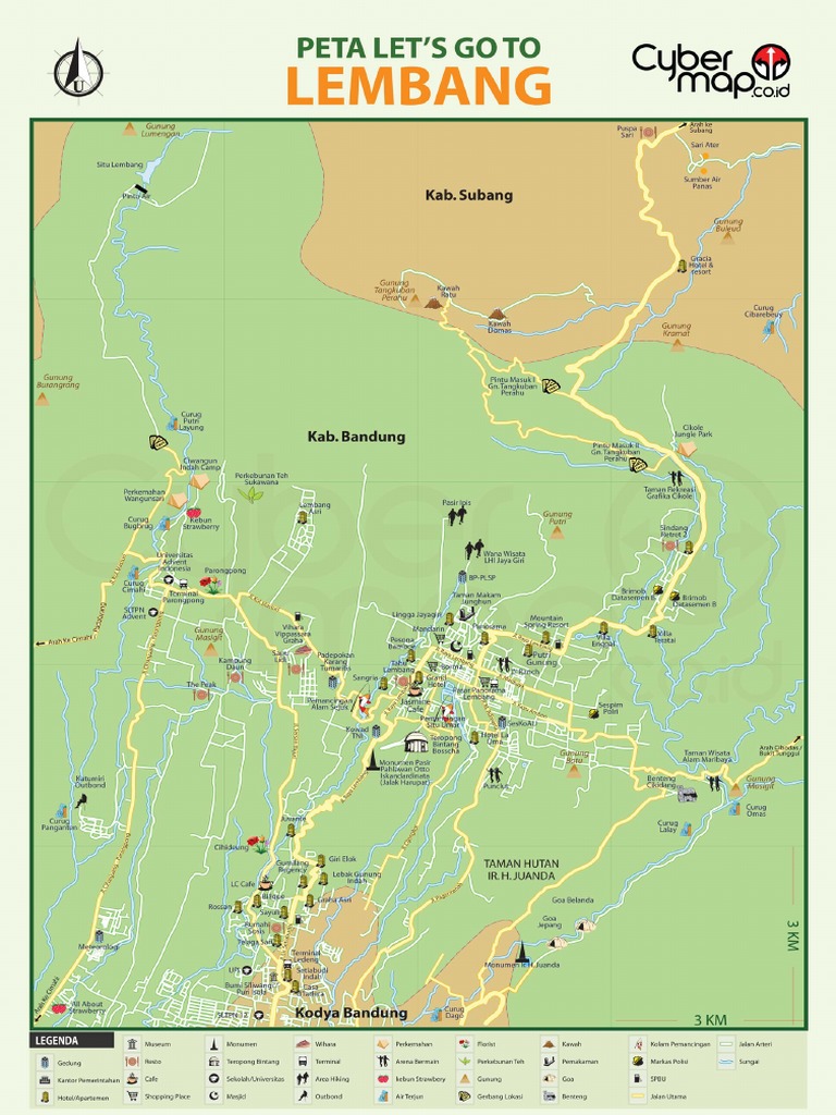 Peta Wisata Lembang | PDF