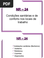 NR 24 - Norma Regulamentadora 24 | PDF | Banheiro | Chuveiro