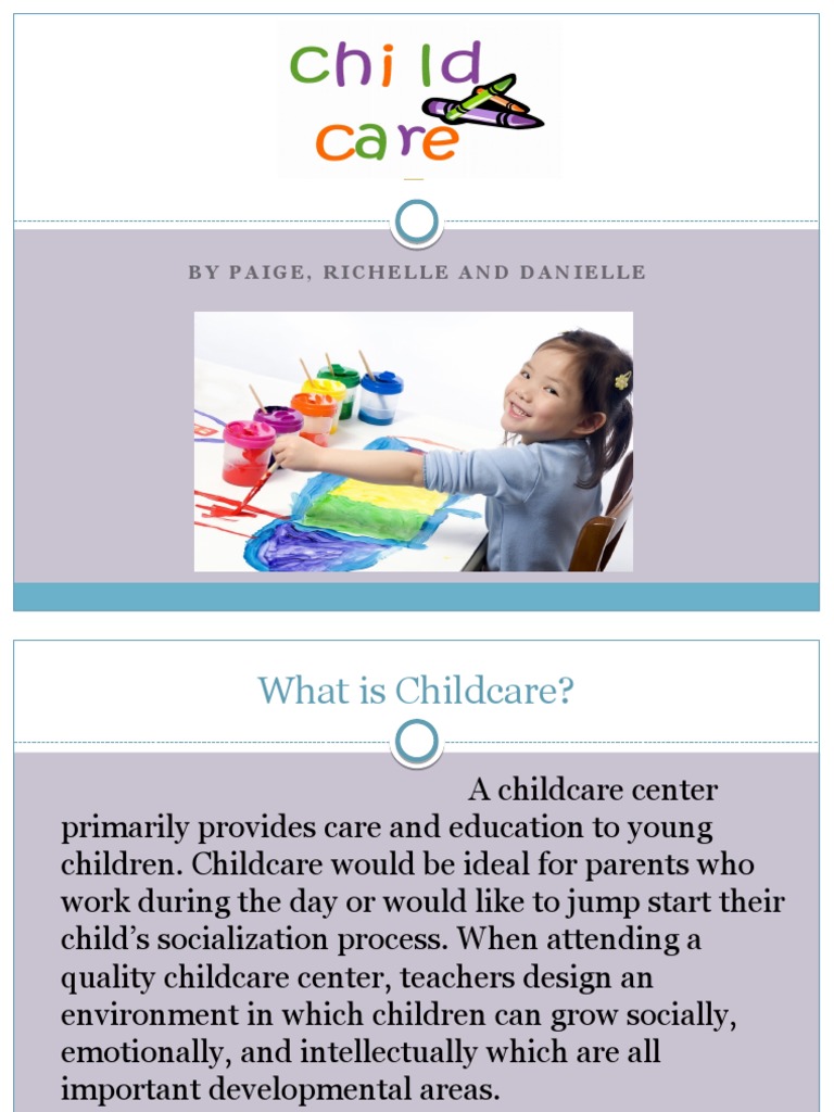 Childcare Power Point | PDF | Relationships | Child Care