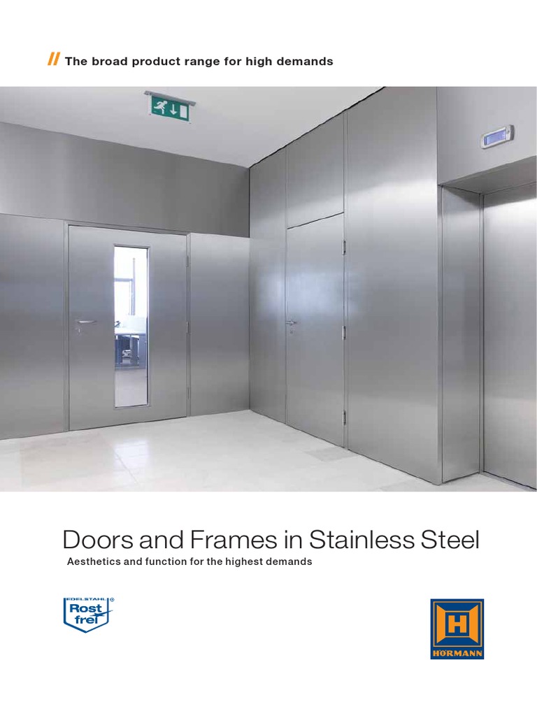 Doors and Frames in Stainless Steel 85771 en | PDF | Door | Window