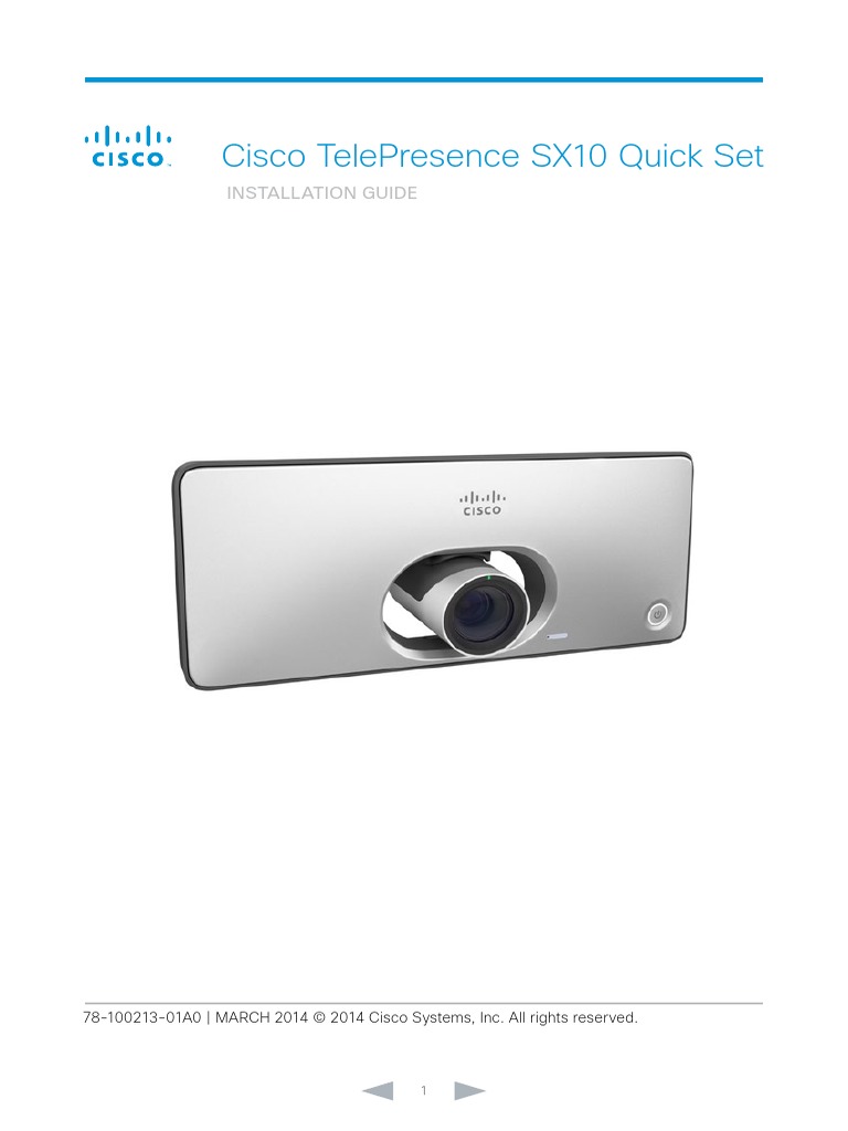 sx10 Quick Set Installation Guide en PDF | PDF | Hdmi | Usb