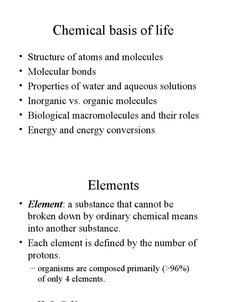 2 the+Chemistry+of+Life | PDF | Chemical Reactions | Solution