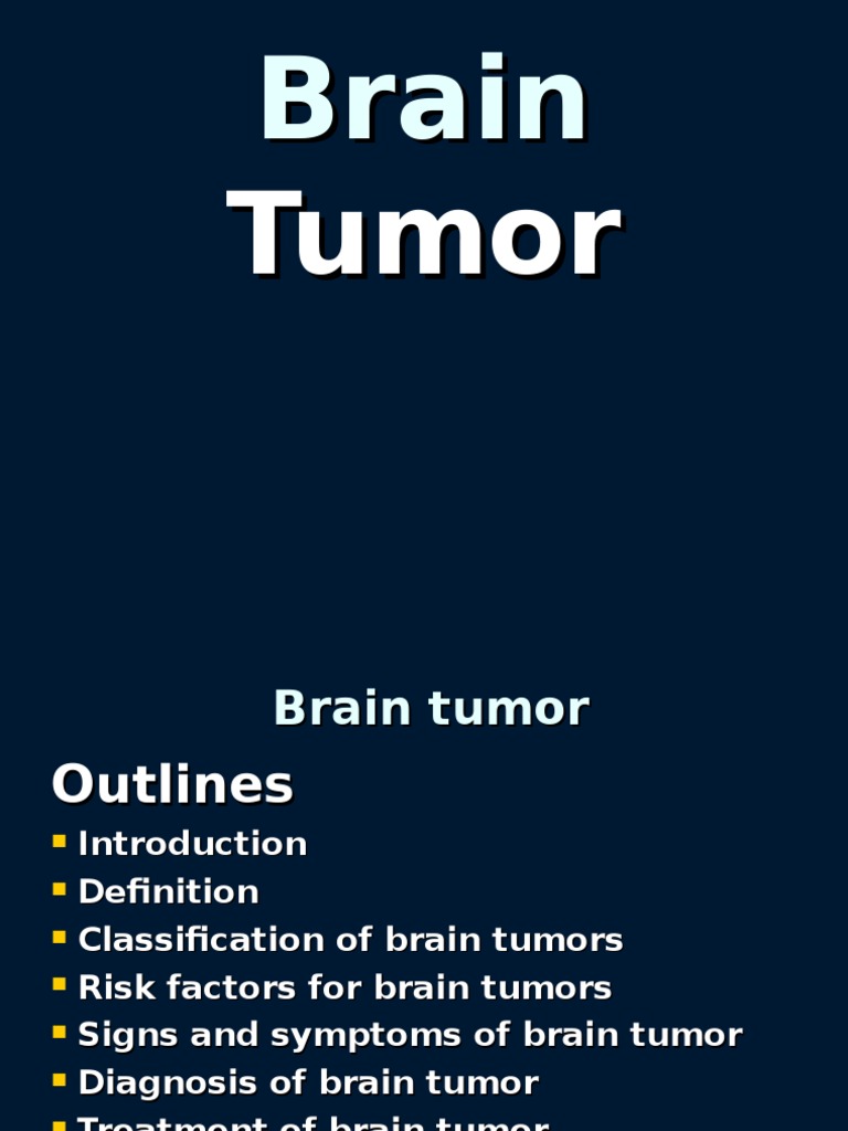 Brain Tumor | PDF | Brain Tumor | Benign Tumor