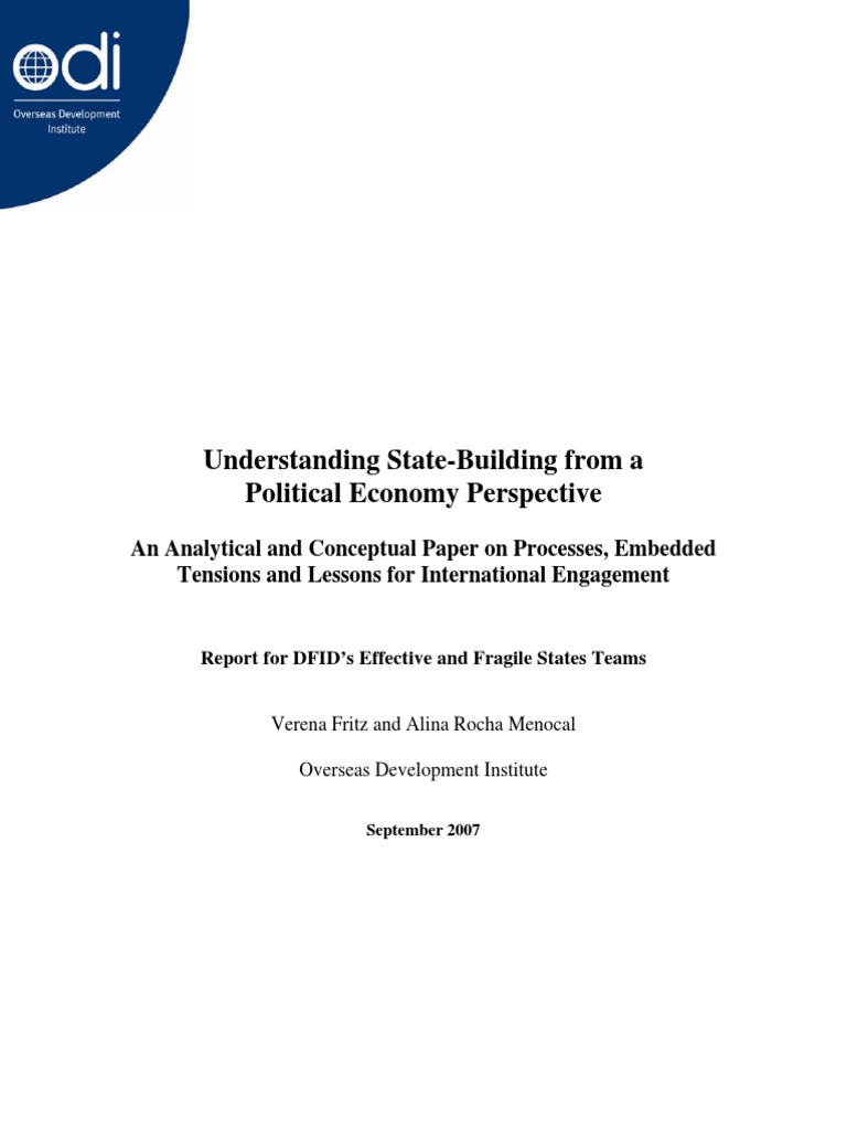Understanding State Building | PDF | Governance | Foreign Policy