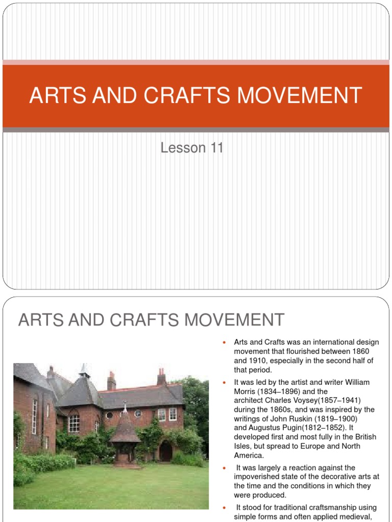 Arts and Crafts Movement | PDF | Arts And Crafts Movement | Art Media