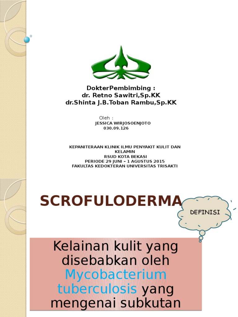 Scrofuloderma | PDF