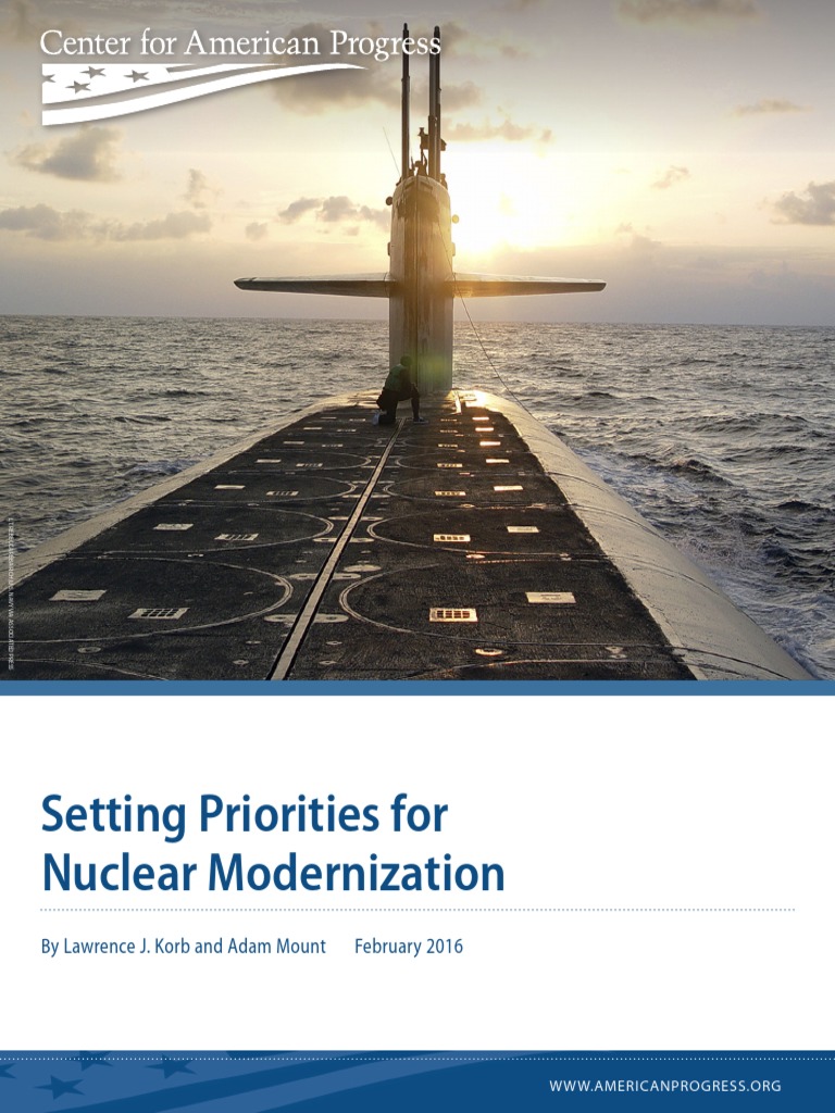 Setting Priorities For Nuclear Modernization | PDF | Nuclear Weapons ...