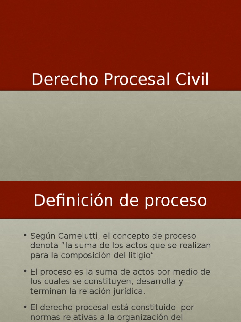 Derecho Procesal Civil 1 | PDF | Ley procesal | Jurisdicción